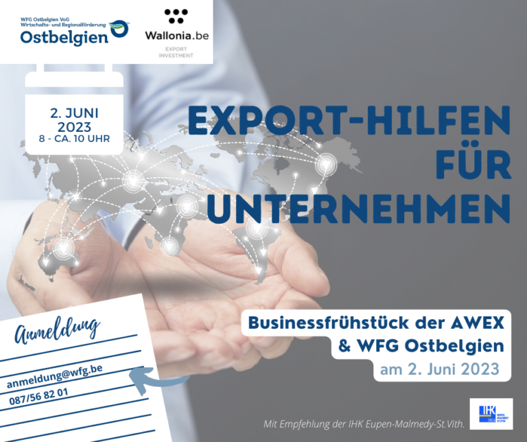 Export-Hilfen für Unternehmen - WFG Ostbelgien VoG